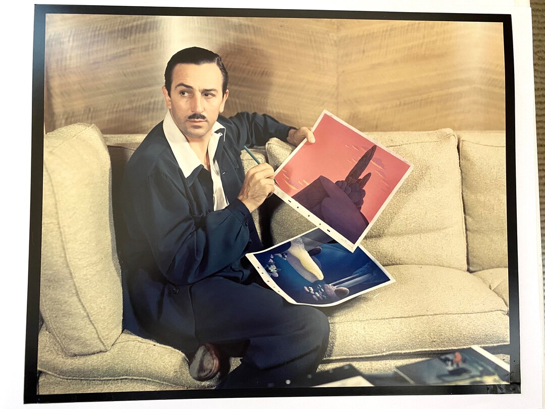 WALT DISNEY 8 X 10 Photo | Matte Finish Color Photo of Young Walt ...