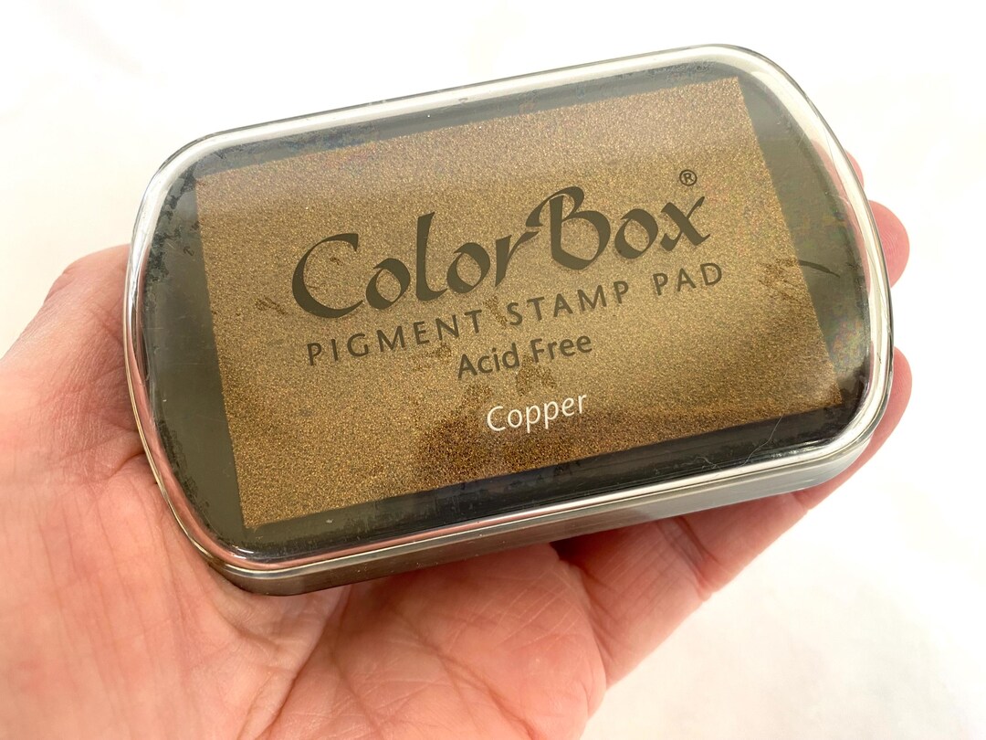 Color Box COPPER Pigment Stamp Pad | Acid Free Archival INK | Package ...