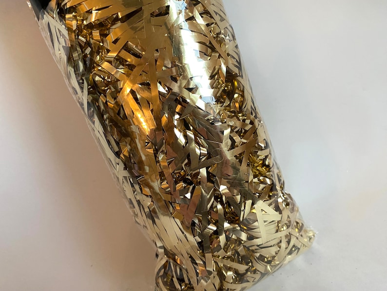 2 Oz Bag GOLD Metallic Party SHRED Party Gold Shred - Etsy