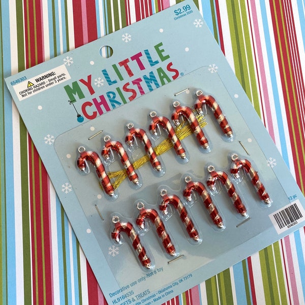 Miniature Candy Canes - Etsy