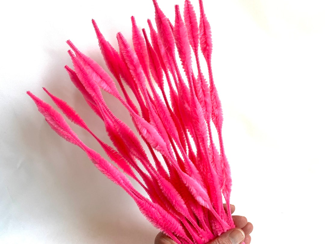 24 Pcs PINK Chenille BUMPS | 15mm X 12” Pink CHENILLE Bumps | - Etsy