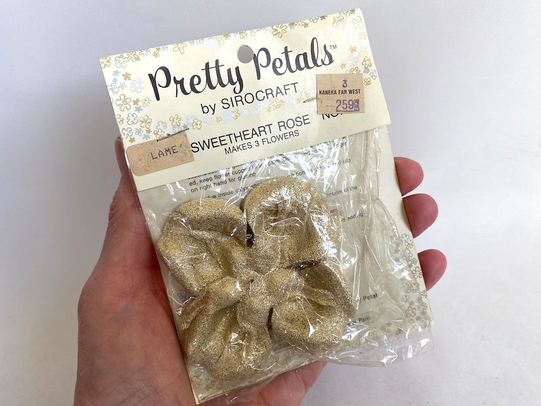 Vintage Gold Lame ROSE KIT | Pretty Petals DIY Sweetheart Rose Kit ...