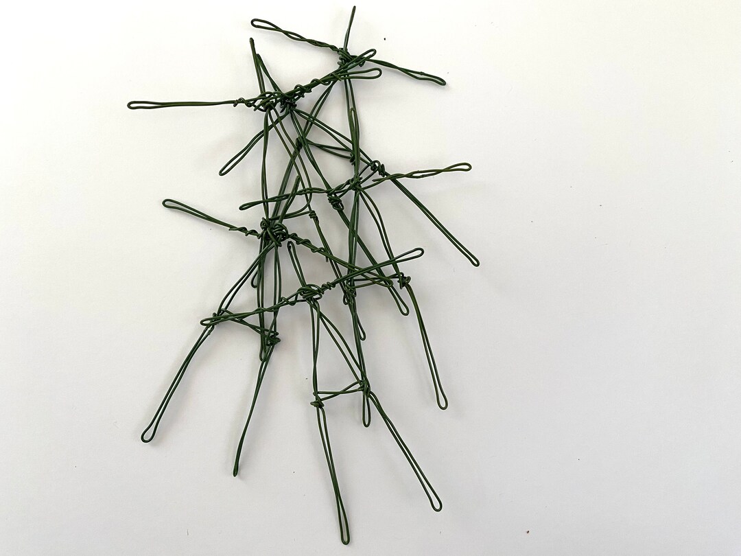 6 Pcs Green Floral Wire 3-1/2” ARMATURES | Spun Cotton Armatures ...