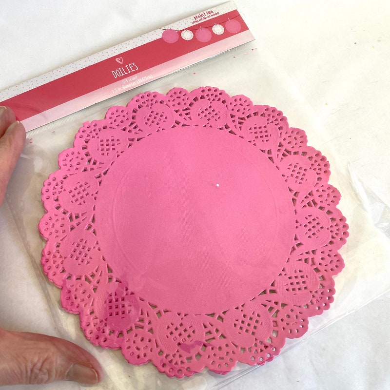 Pink Paper Doilies - Etsy