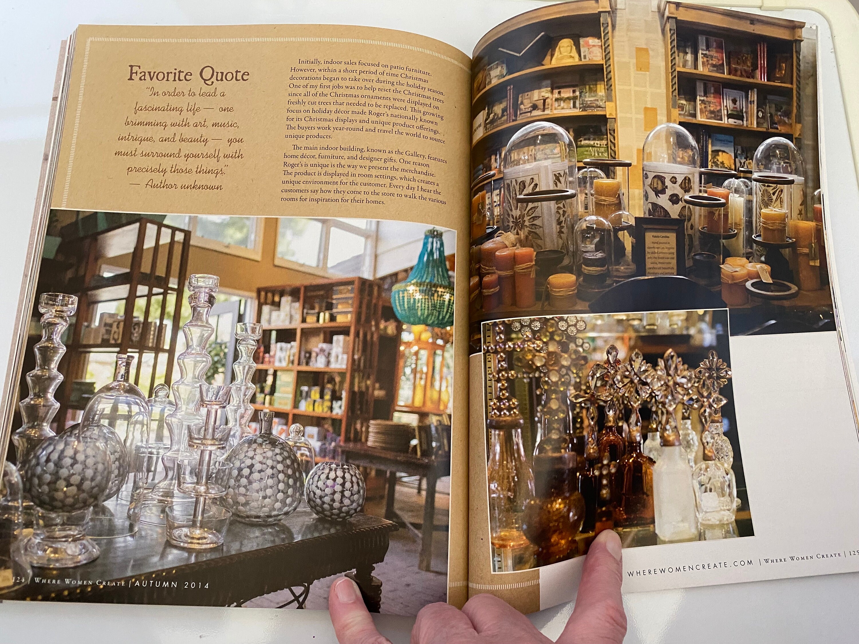 WHERE WOMEN CREATE Aug/sept/oct 2014 Issue signature Spaces By Jessica ...