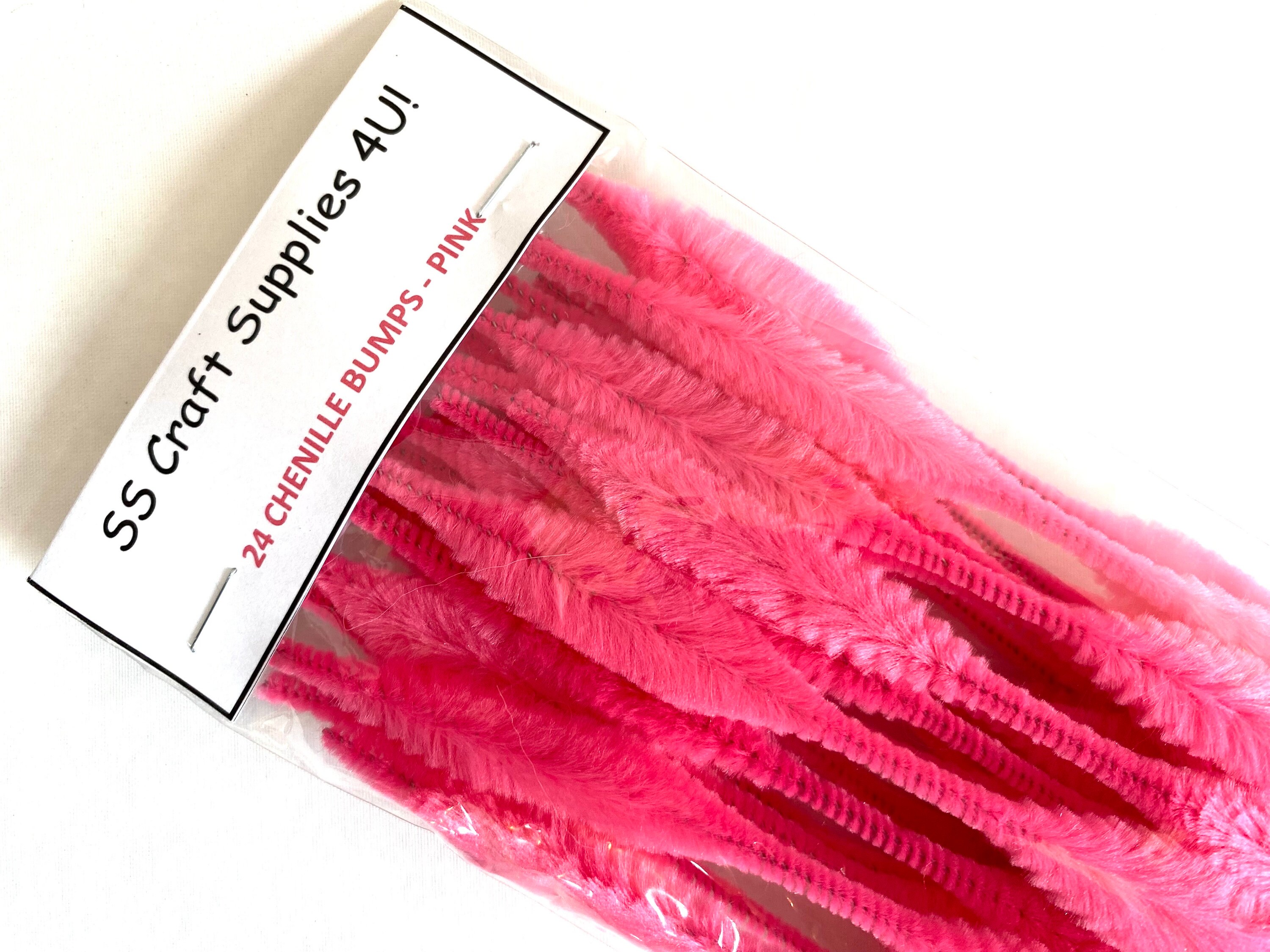24 Pcs PINK Chenille BUMPS 15mm X 12 Pink CHENILLE Bumps - Etsy