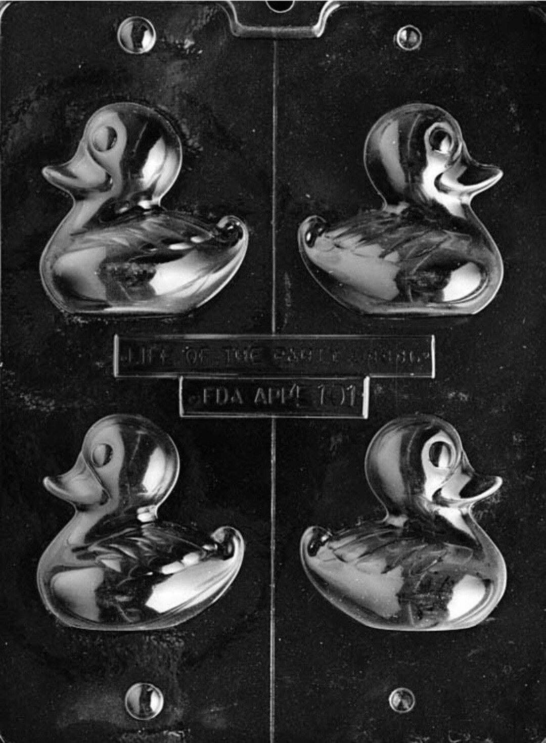 Rubber Ducky Plastic CANDY MOLD Rubber Duck Mold 4 Rubber Ducks Candy ...