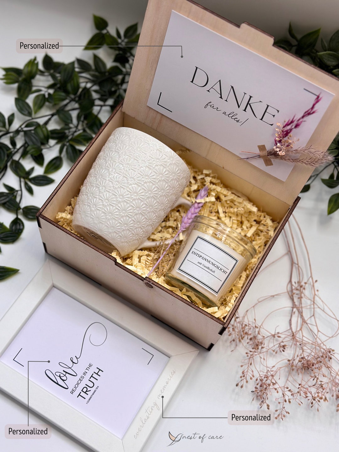 Personalized Wellness Gift Box for Man Wellness Gift Box for Women Gift ...