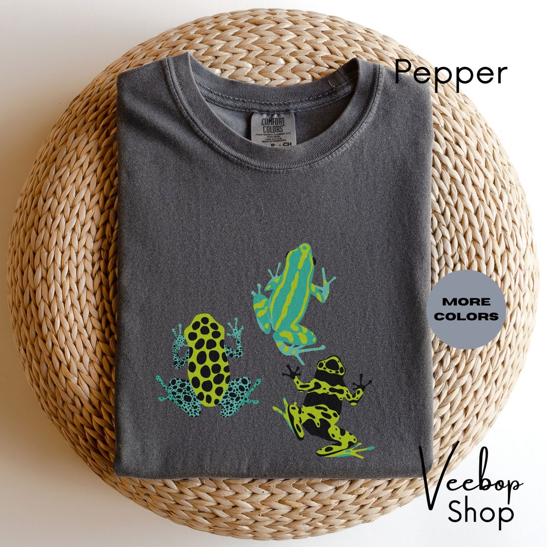 Comfort Colors Frog T-shirt, Herpetology T Shirt, Frog Lover Gift ...