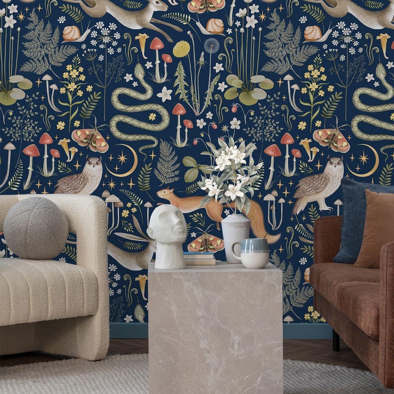 Whimsical Wallpaper - Etsy