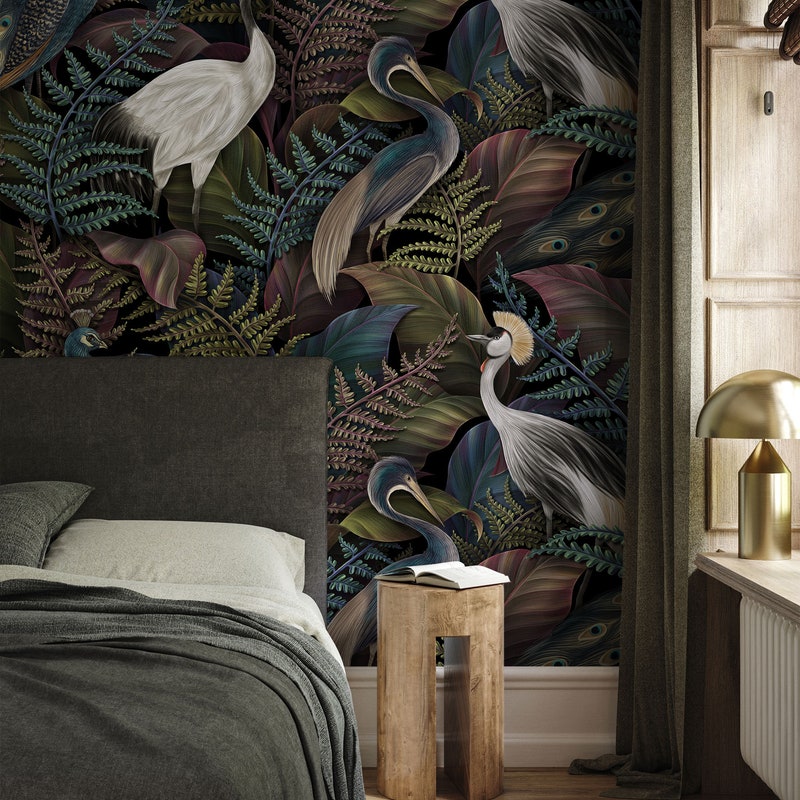 Textile Wallpaper - Etsy