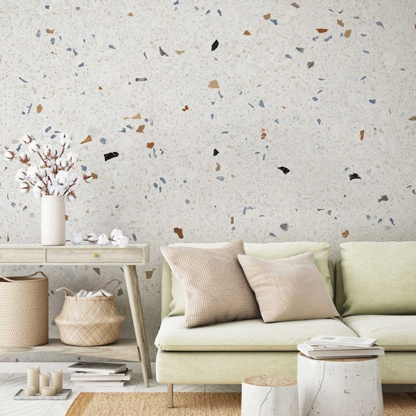 Terrazzo Wallpaper - Etsy