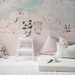 Watercolor Cute Animals Wallpaper, Acrobat Animals Wall Mural, Nursery ...