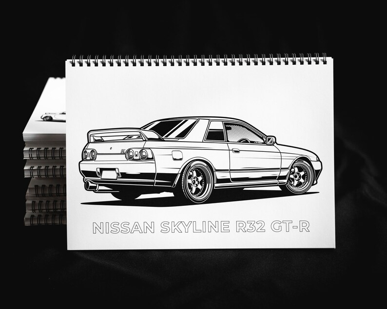 JDM LEGENDS Ultimate Japanese Sports Car Colouring Book - Etsy Australia