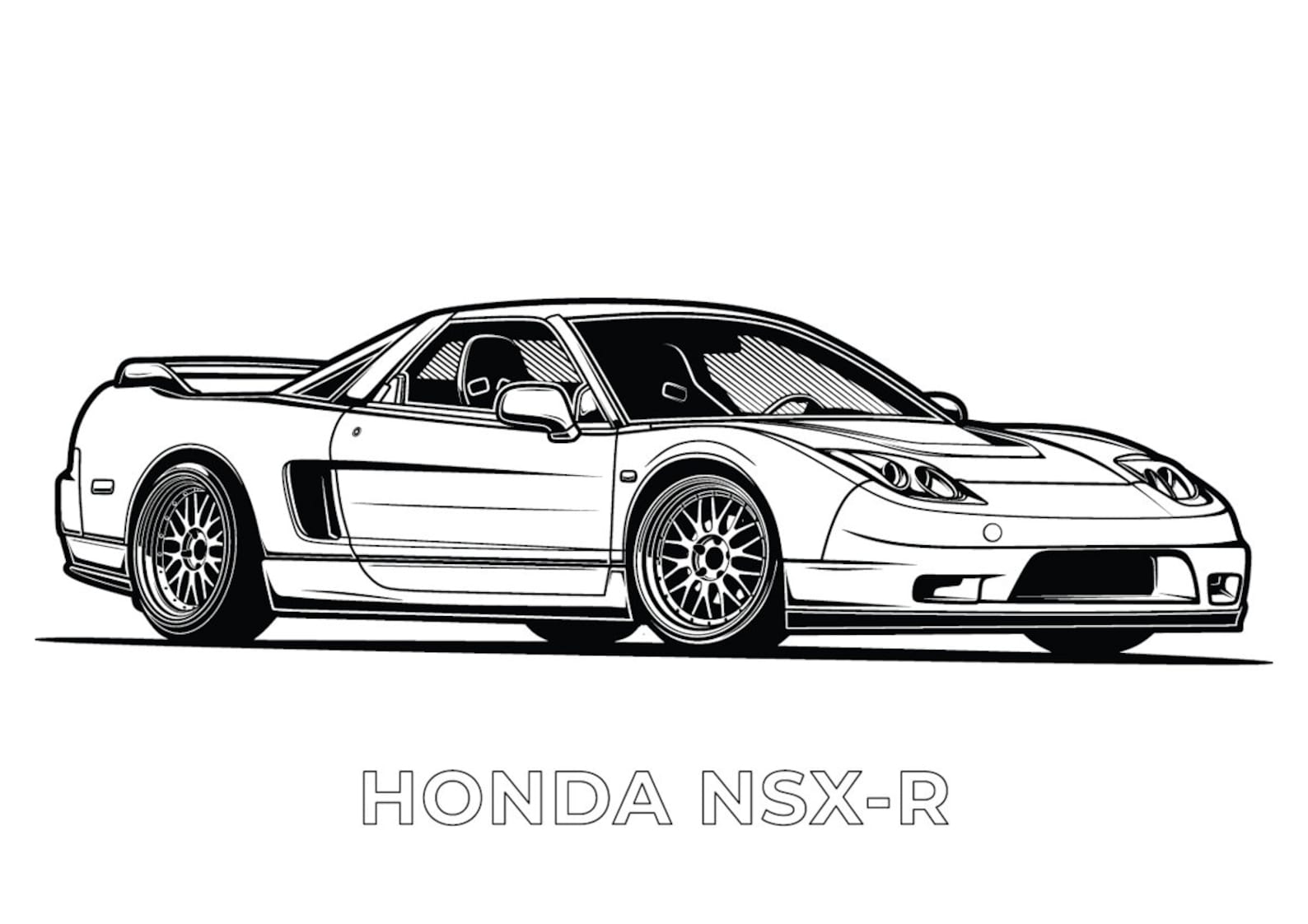 JDM LEGENDS Ultimate JDM Car Colouring Pages (digital Printable) - Etsy ...