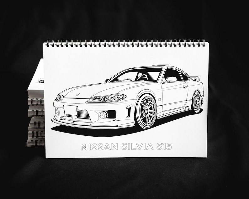 JDM LEGENDS Ultimate Japanese Sports Car Colouring Book - Etsy