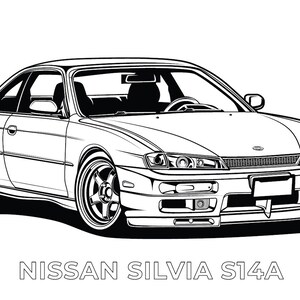 JDM LEGENDS Ultimate JDM Car Colouring Pages (digital Printable) - Etsy ...