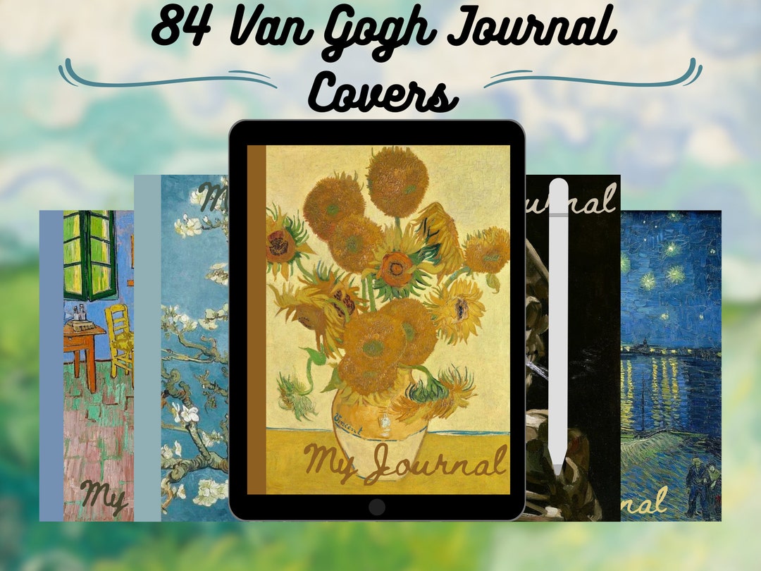 Van Gogh Journal Covers, DIGITAL DOWNLOAD, Goodnotes Covers, Digital ...