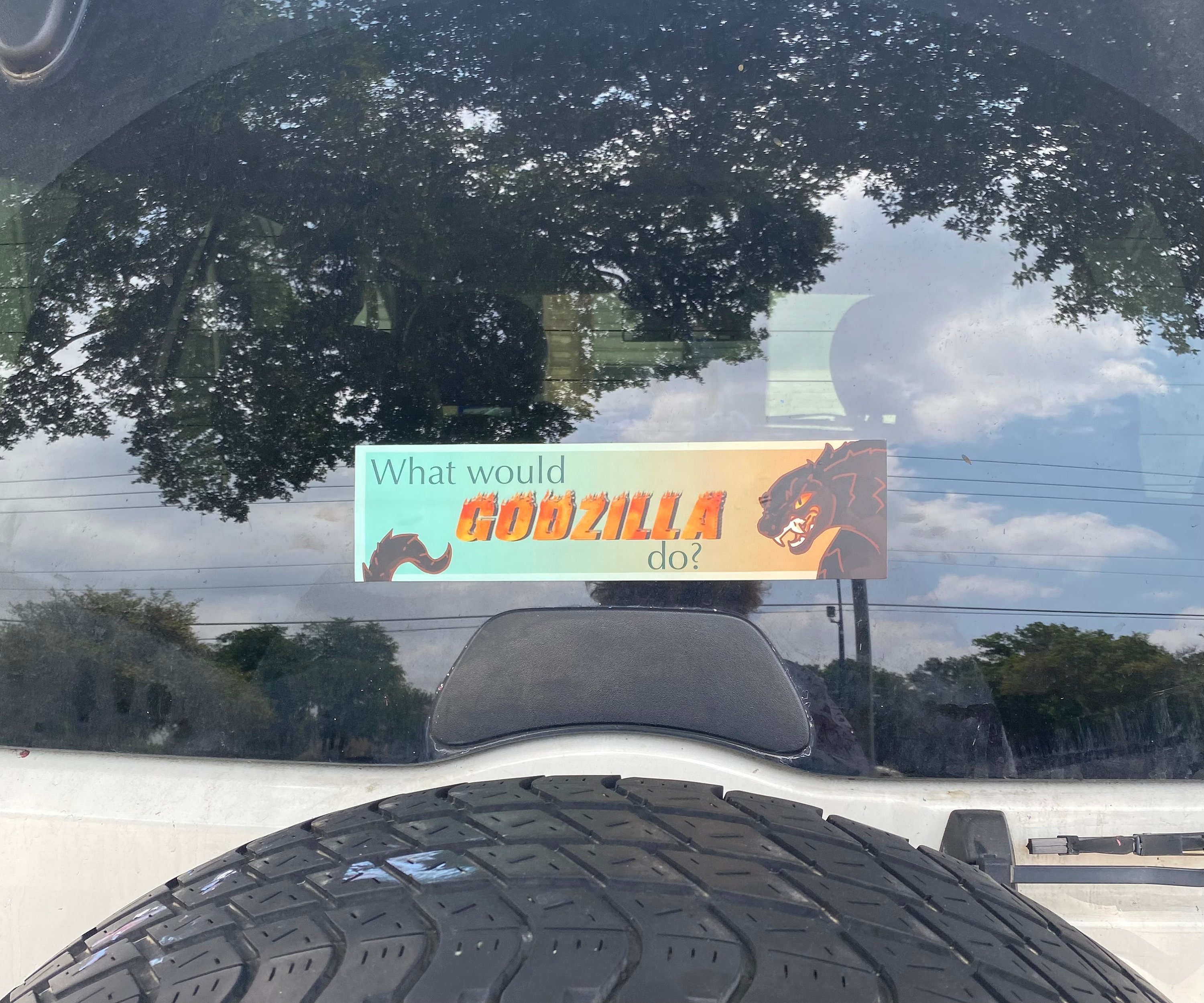 What Would GODZILLA Do? Bumper Sticker - Etsy