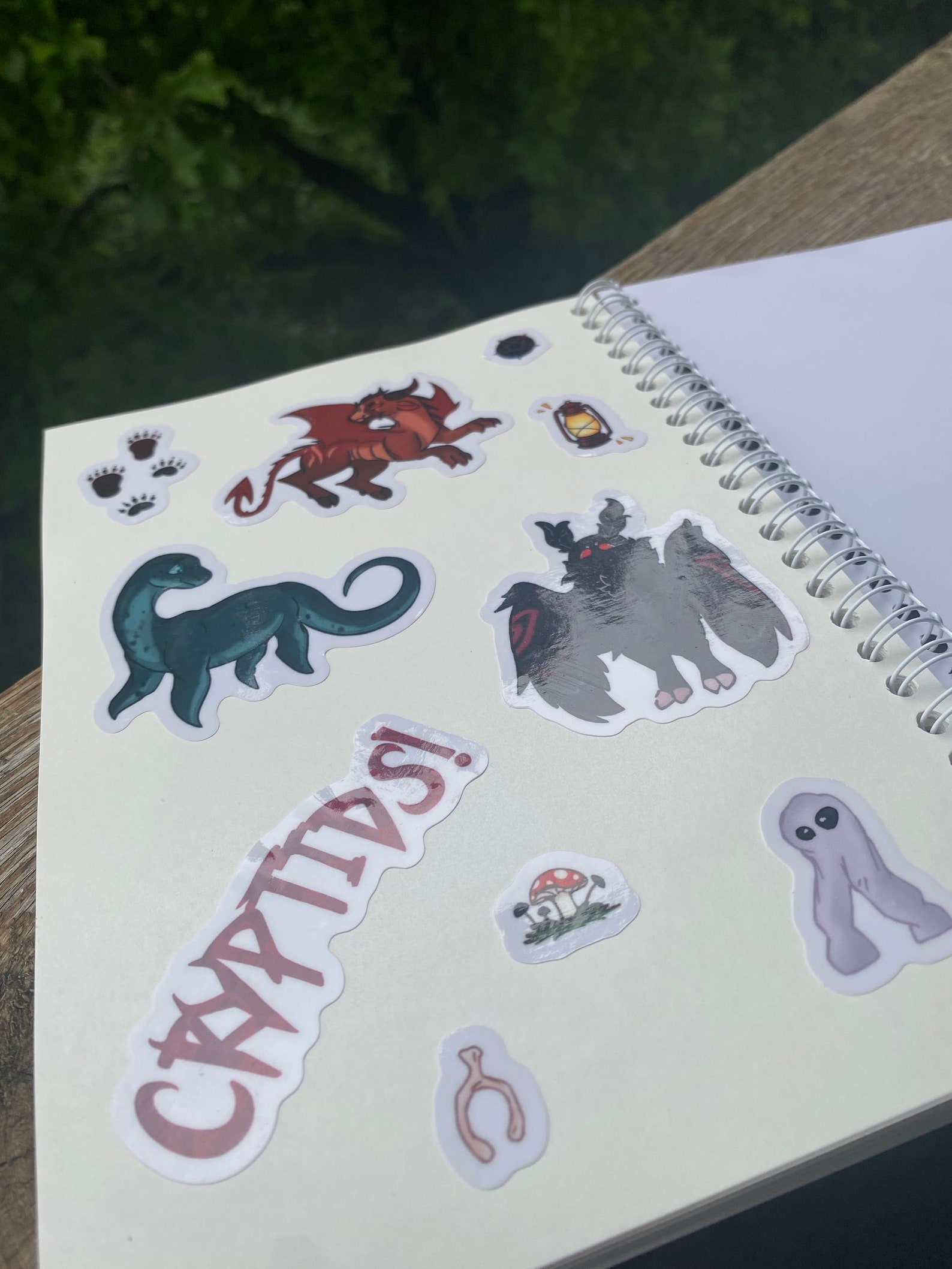 Cryptids/creature Sticker Sheet! - Etsy