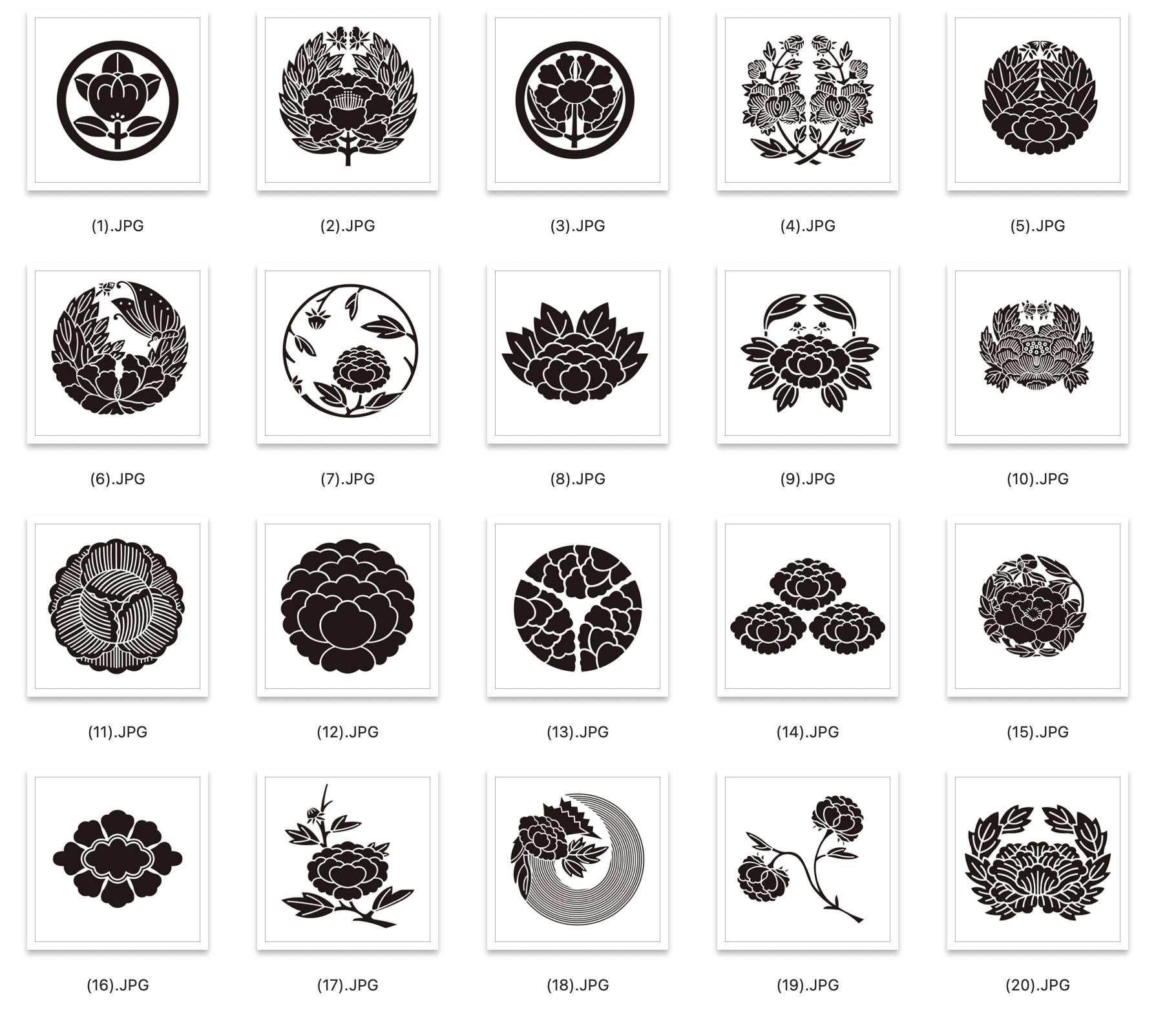 87 Japanese Pattern Motif Bundle Set|oriental Elements|decorative ...