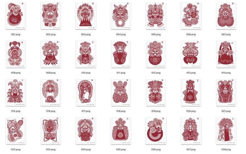 108 Chinese Peking Opera Figure Clipart Bundle| Decorative Chinese ...