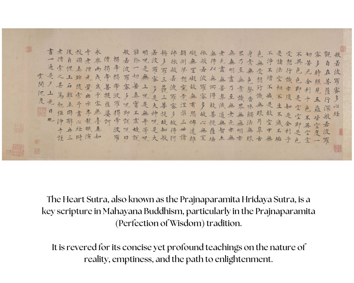 Heart Sutra Archive|ancient China Calligraphy|buddhism Printable ...
