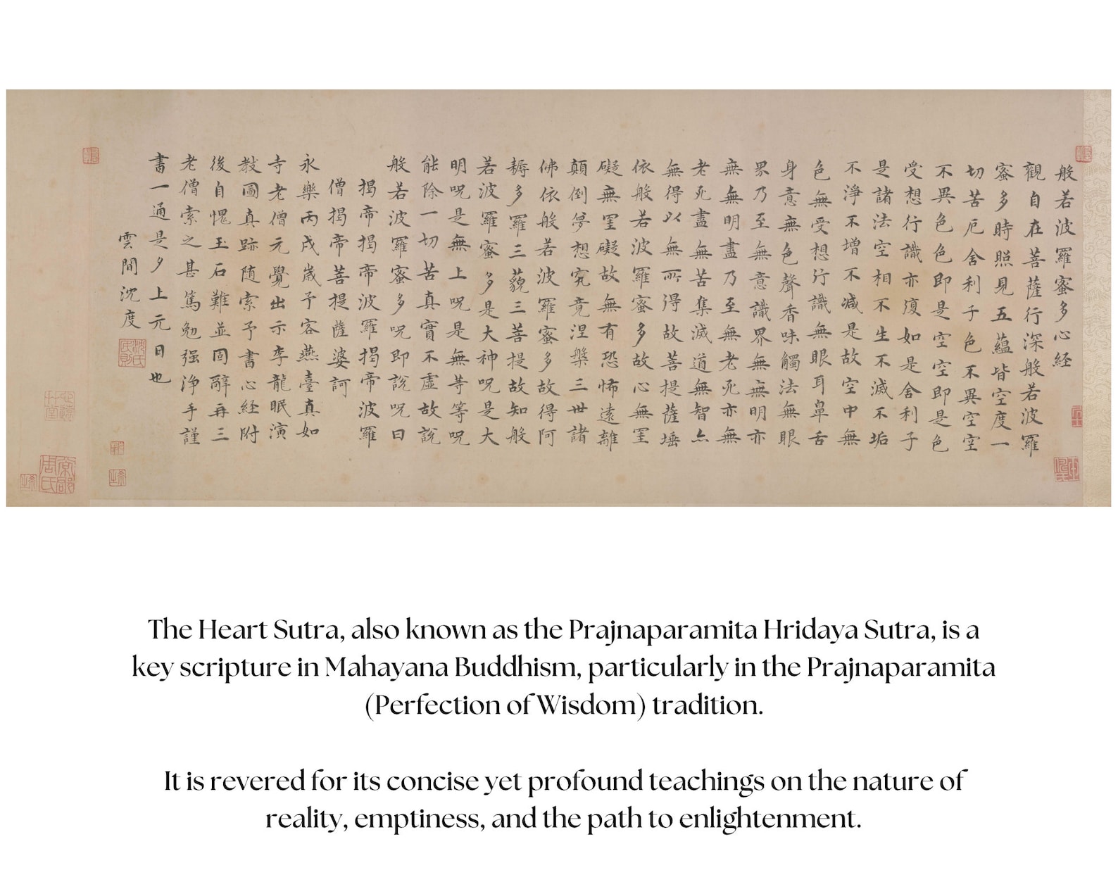 Heart Sutra Archive|ancient China Calligraphy|buddhism Printable ...