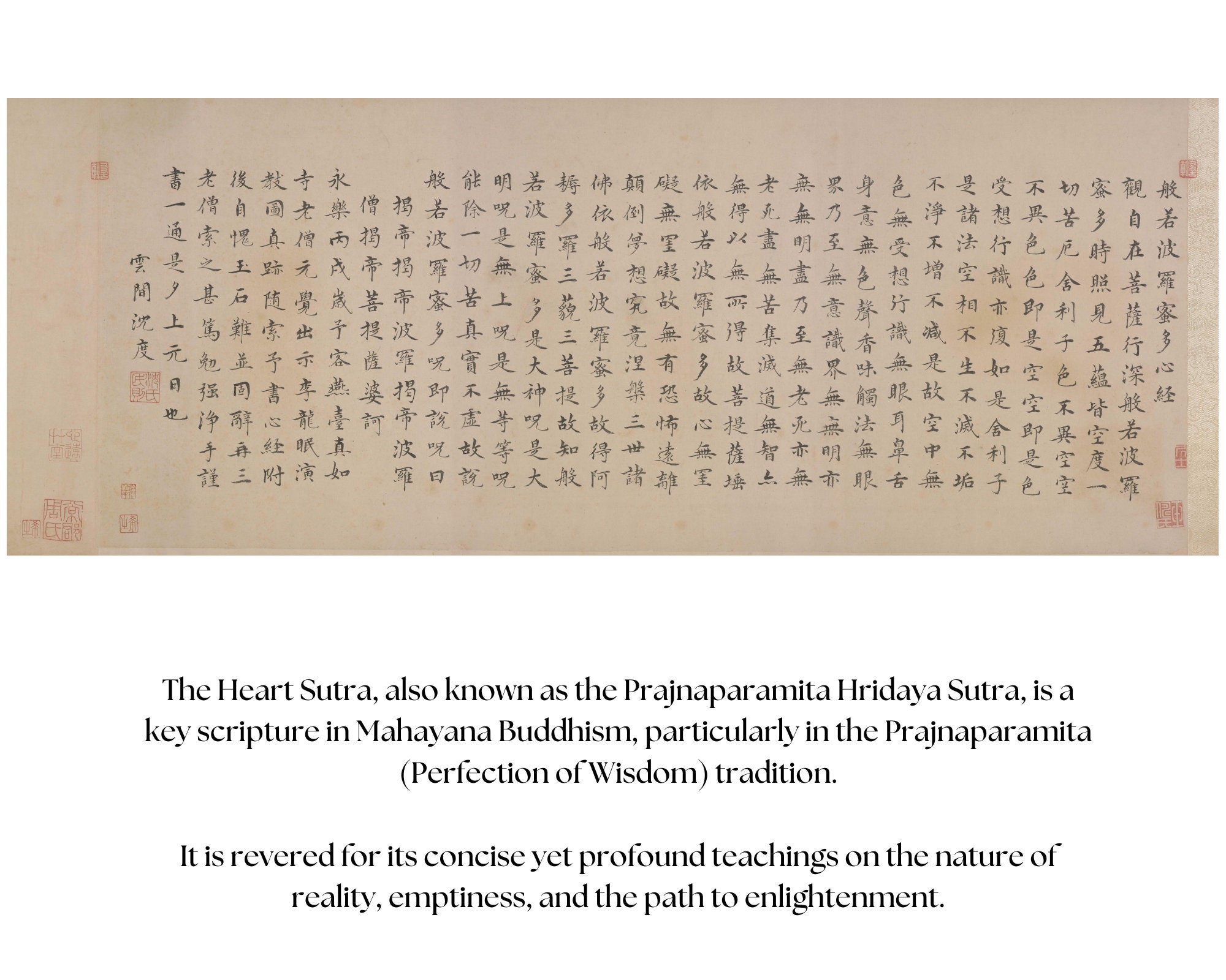 Heart Sutra Archive|ancient China Calligraphy|buddhism Printable ...