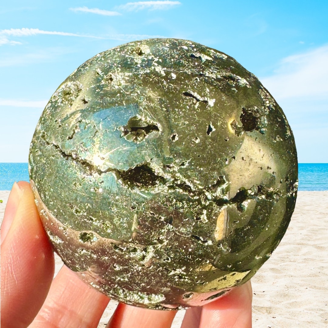 Iron Pyrite Sphere From Peru, High Quality Druzy Pyrite Ball - Etsy