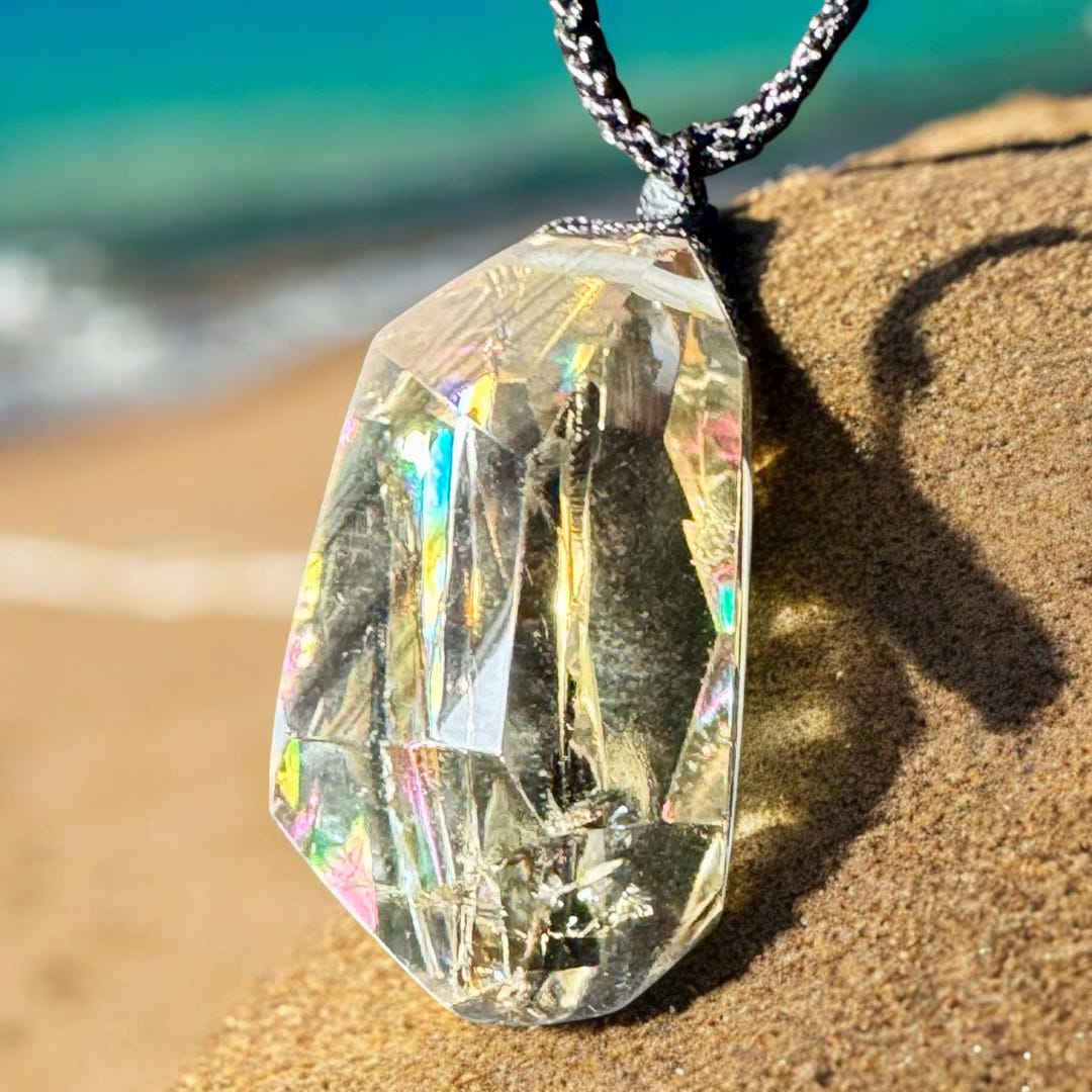 Rainbow Citrine Necklace – Healing Crystal Gift for Her Birthday ...