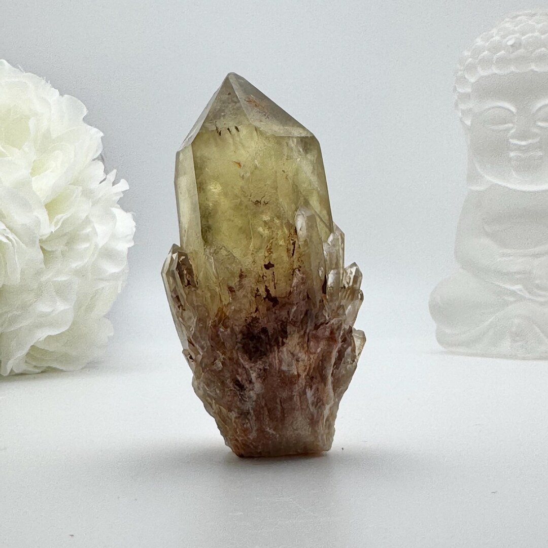 Congo Kundalini Citrine Cluster for Abundance Wealth, Raw Citrine Stone ...