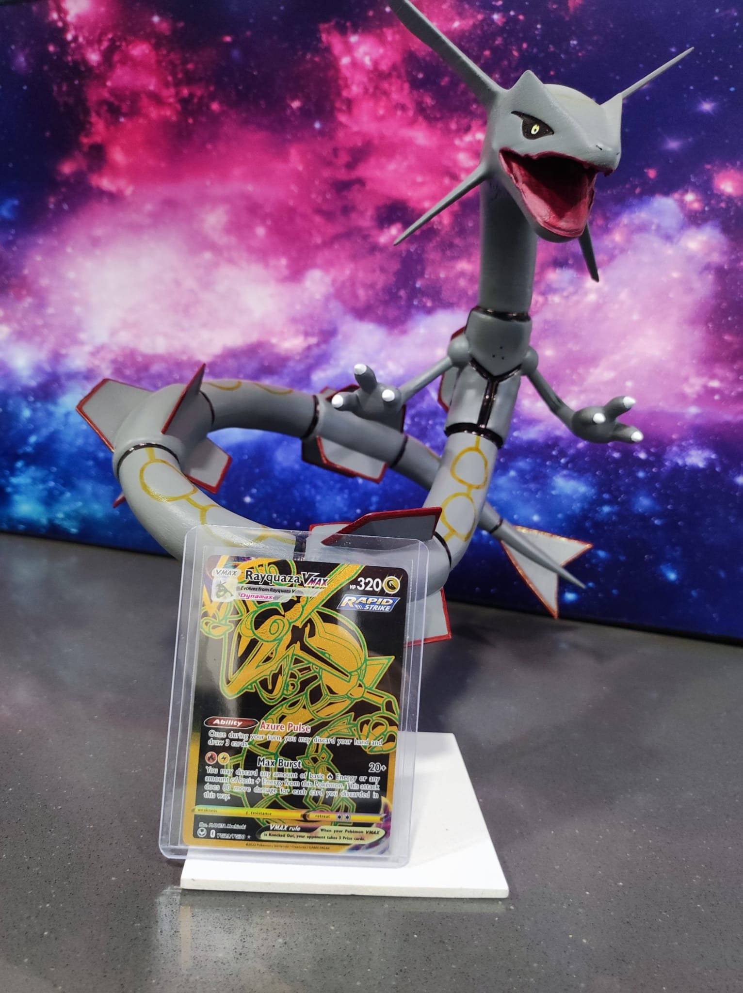 Shiny Rayquaza Figure Handcrafted 3D Printed Unique Collectible for ...