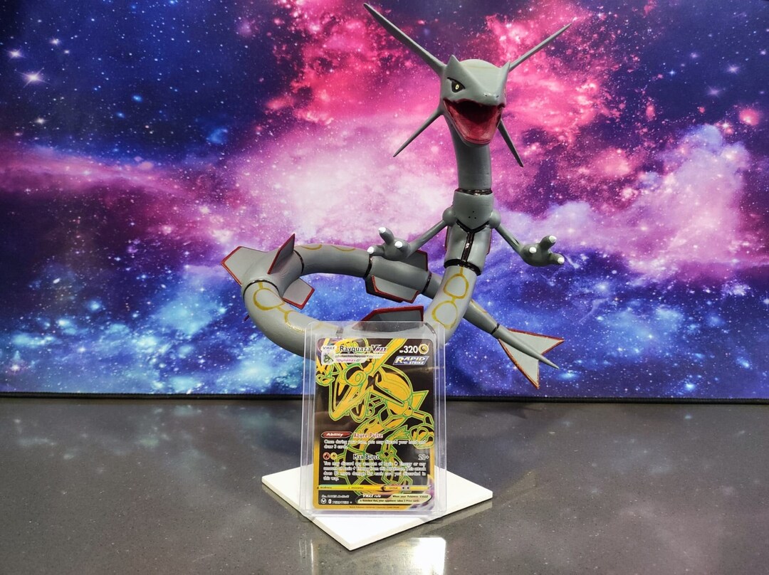 Shiny Rayquaza Figure Handcrafted 3D Printed Unique Collectible for ...