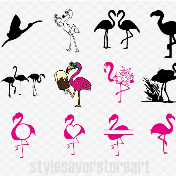 Flamingo Silhouette - Etsy