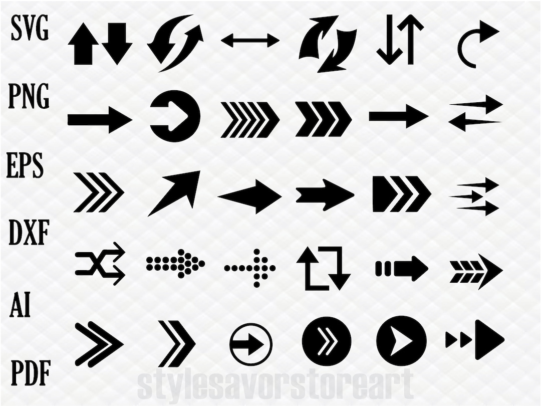 Arrows SVG Bundle, Arrows SVG, Arrow Signs Svg Bundle, Right Arrow Svg ...