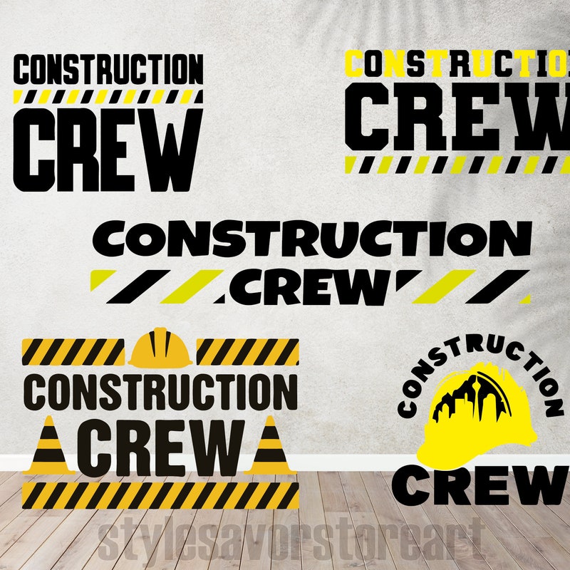 Construction Theme Svg - Etsy