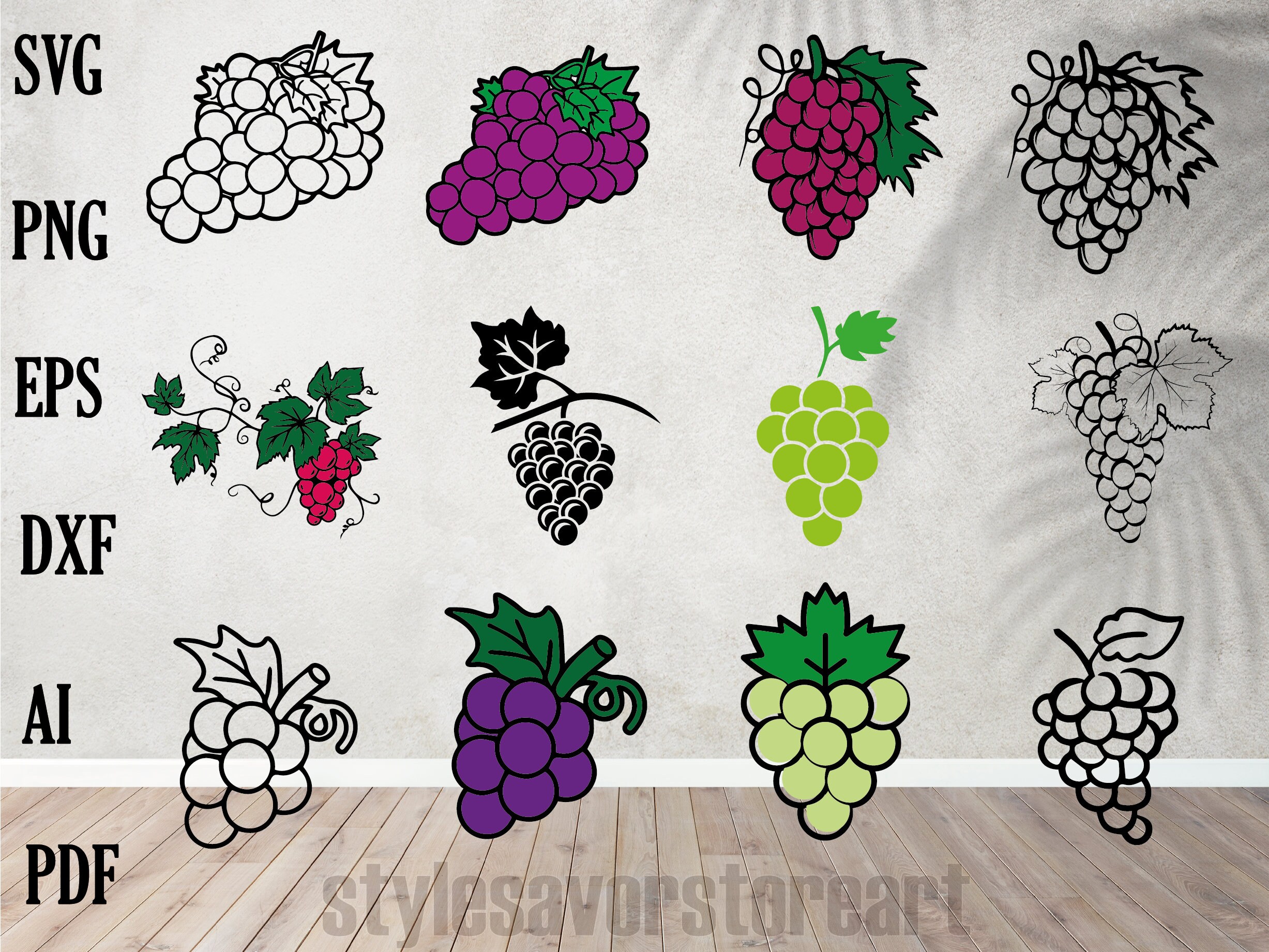 GRAPE SVG, Grapes Svg, Wine Svg, Grape, Grape Vector, Grape Clipart ...