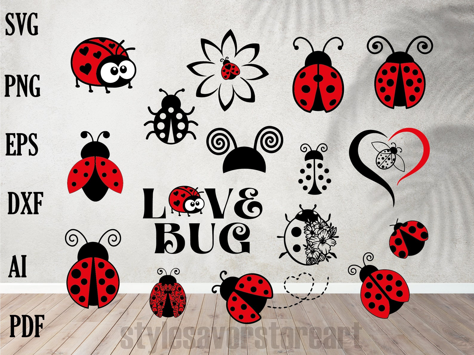 Ladybug SVG Ladybug Bundle SVG Files Ladybug SVG Layered - Etsy
