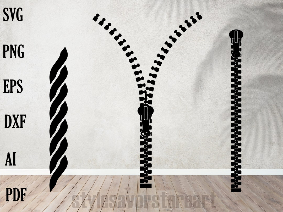 Zipper Svg Bundle,sewing Svg,zipper Clipart Vector Svg Png Dxf Eps ...