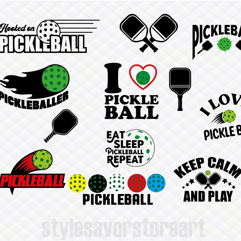 Pickleball Svg Bundle - Etsy