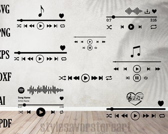 Music Player Svg Bundle Music Player Display Audio Control Svg Play ...