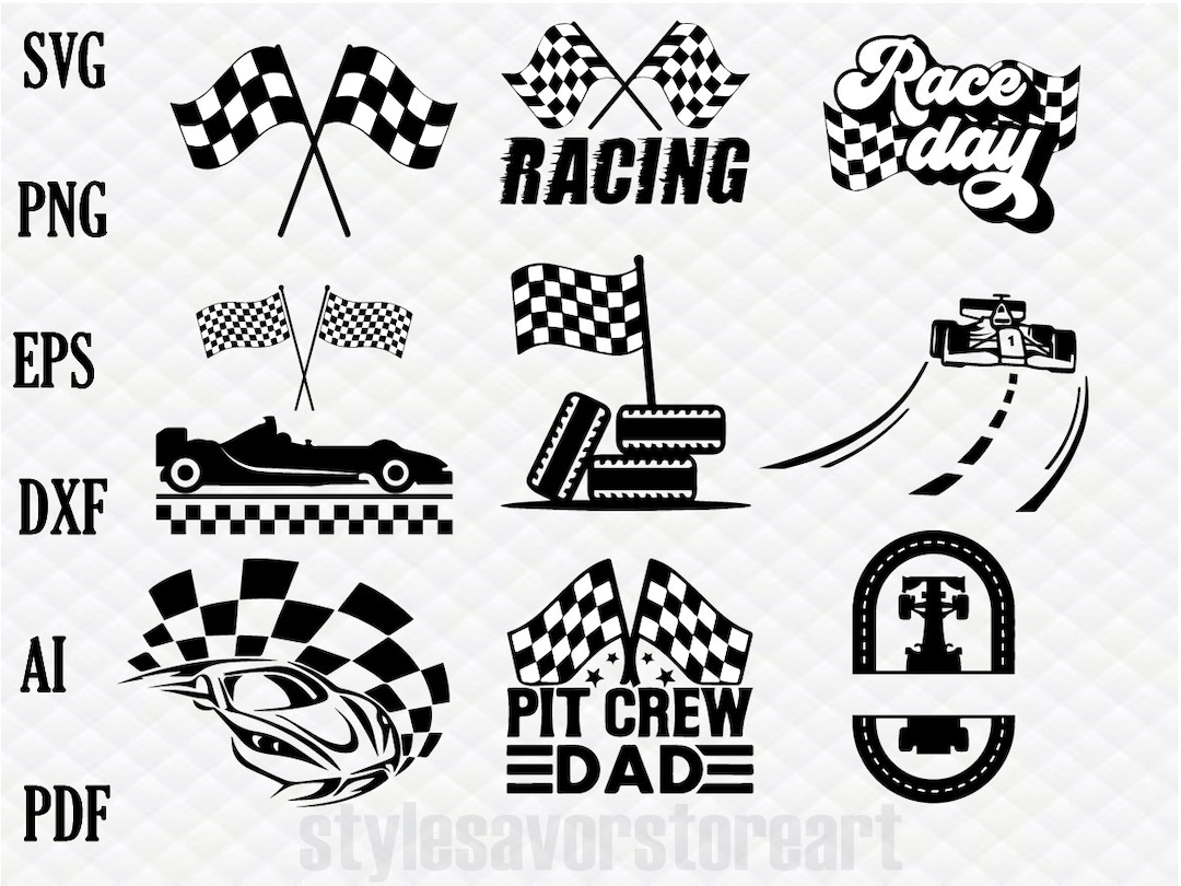 Racing Flag SVG / Race Flag / SVG (layered), PNG, Dxf, Eps Format ...