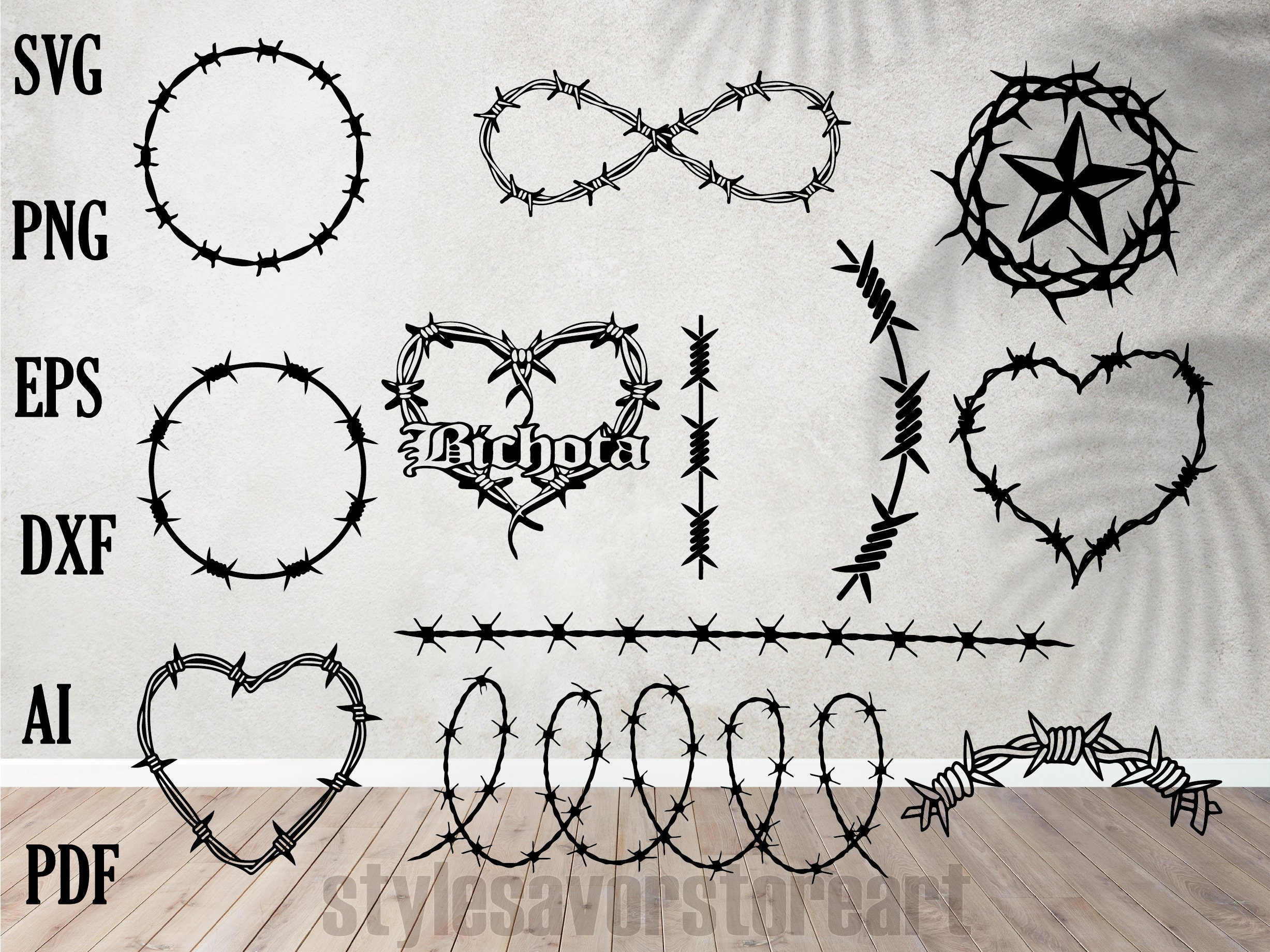 Barbed Wire Svg Fencing Svg Jail Wire Border Barbed Wire - Etsy Australia