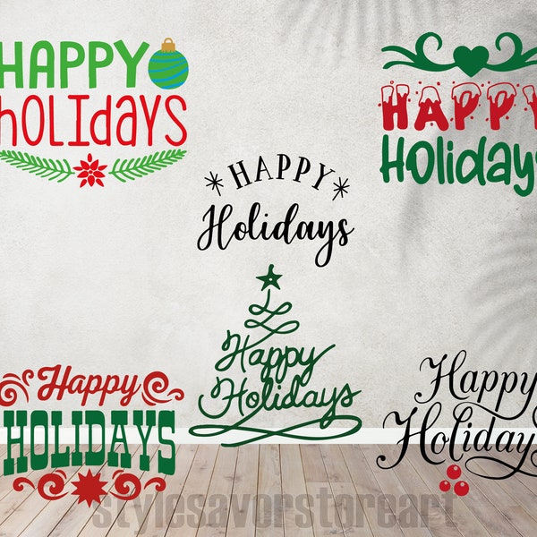 Holiday Svg - Etsy