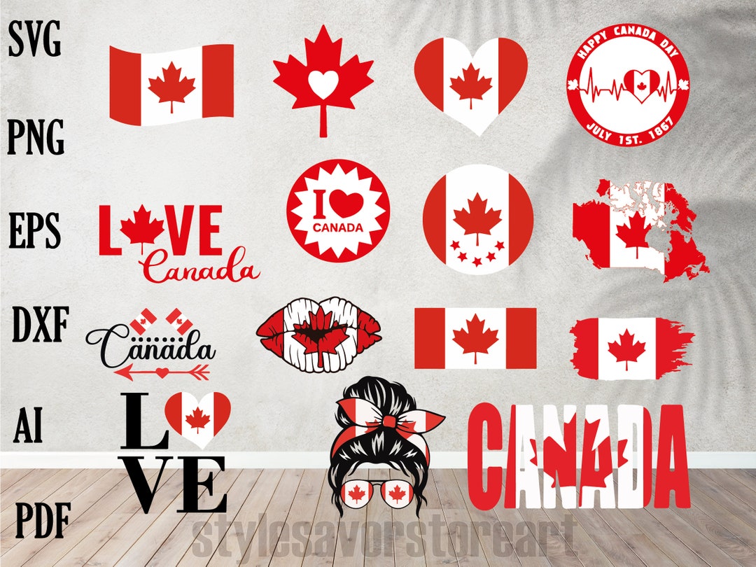 Buy Canada Svg, Maple Leaf SVG, Canada Day Bundle, Canada Flag Png ...