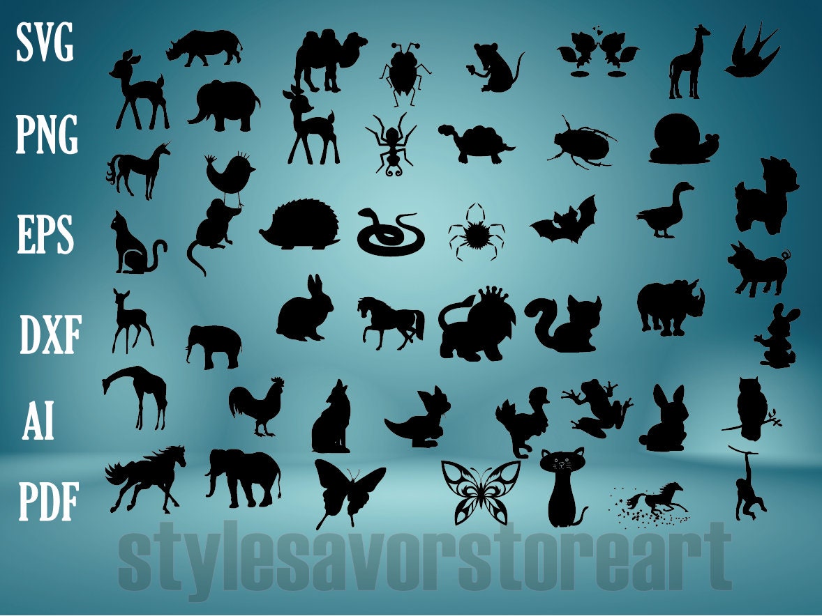 200 Animal Doodle Svg Bundle Animal Svg Doodle Svg - Etsy