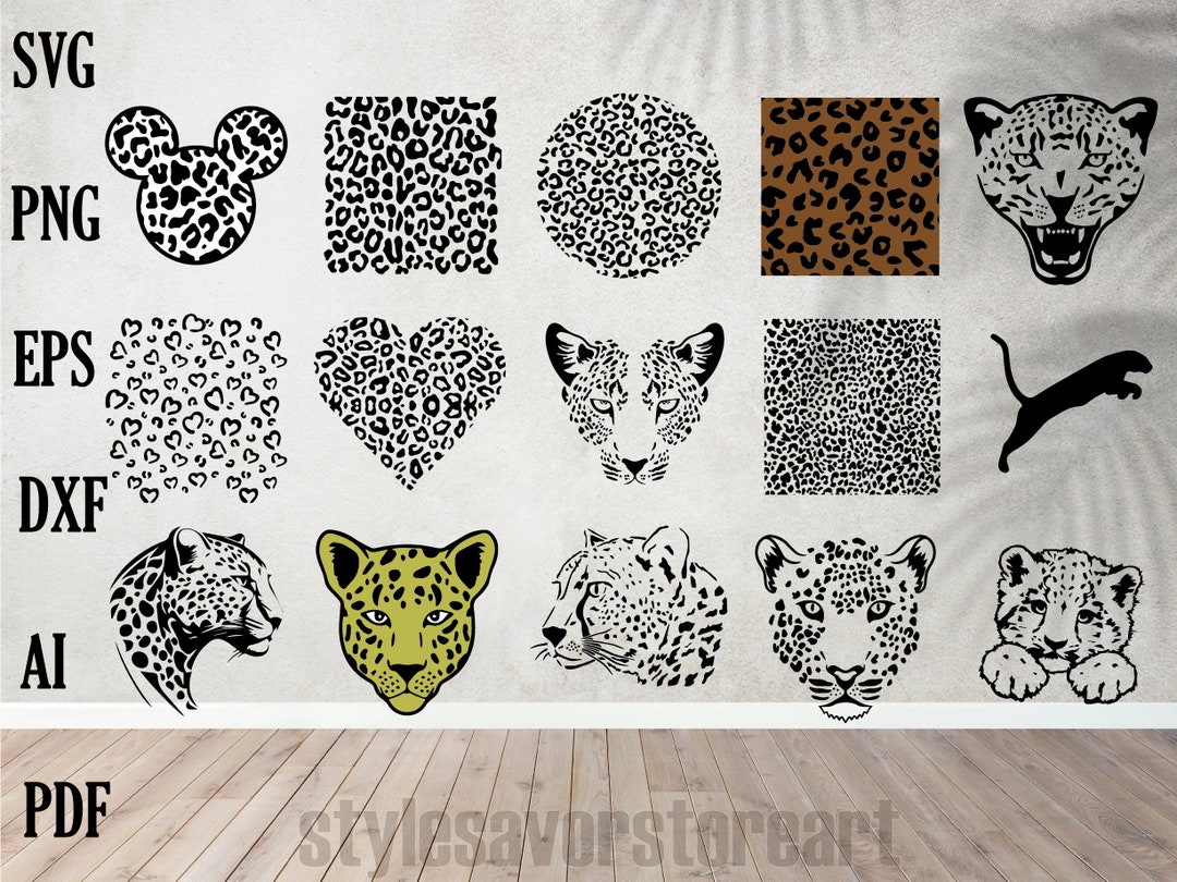 Leopard Svg ,leopard Print Svg, Animal Print Svg,commercial Use, Print ...