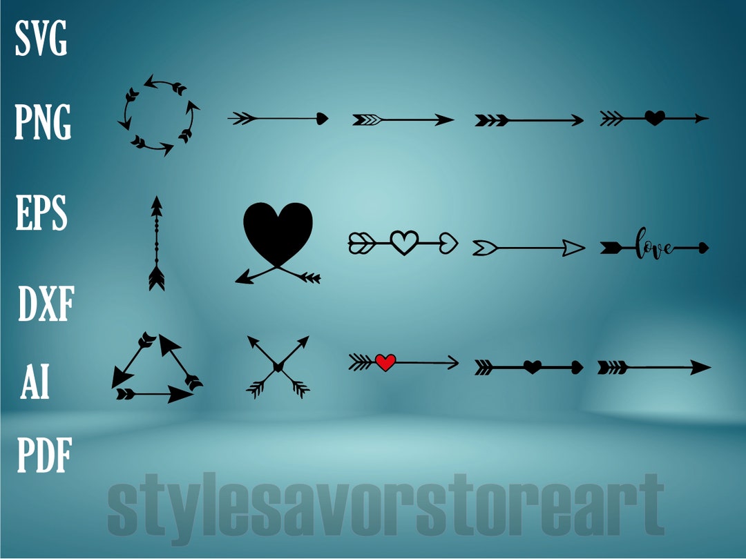 Arrow SVG Bundle Arrow Cut File Arrow Clipart Boho Tribal - Etsy Australia