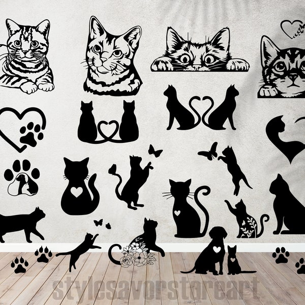 Cat svg - Etsy